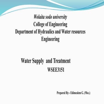 Chapter 1 water supply and treatment .pptx
