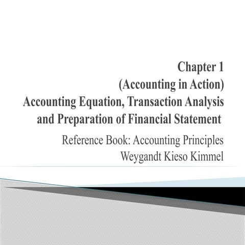 Accounting Equations: Transaction analysis | PPTX