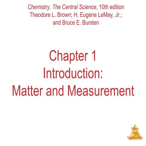 Chapter 1 chimstry presentation for bigginers | PPT