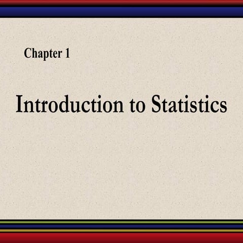 Chapter 1 Introduction To Statistics Pdf