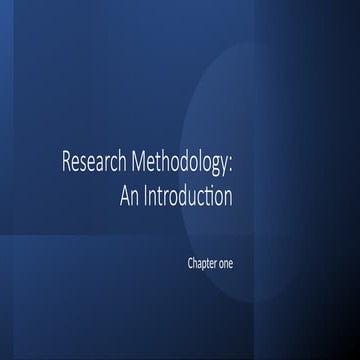 Introduction to research methodology | PPTX