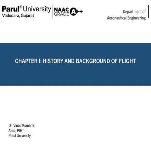 Comprehensive Overview of Aerodynamics and Flight History with UAV ...
