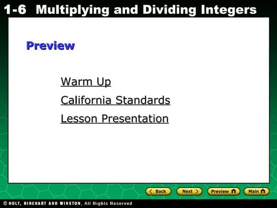 Mathematics Form 1-Chapter 1 Rational Numbers -Integers -Basic ...