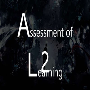 CHAPTER 1: INTRODUCTION-ASSESSMENT IN LEARNING 2 | PPTX