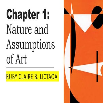 Chapter 1-Assumptions and Nature of Arts.pptx