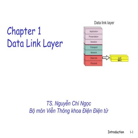 Chapter1 - Data link Layer (1) - HCMUT - 2023 | PPT