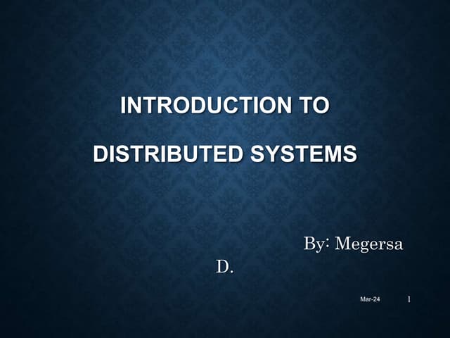 chapter 1- introduction to distributed system.ppt | Operating Systems ... chapter 1- introduction to distributed system.ppt | Operating Systems ...
