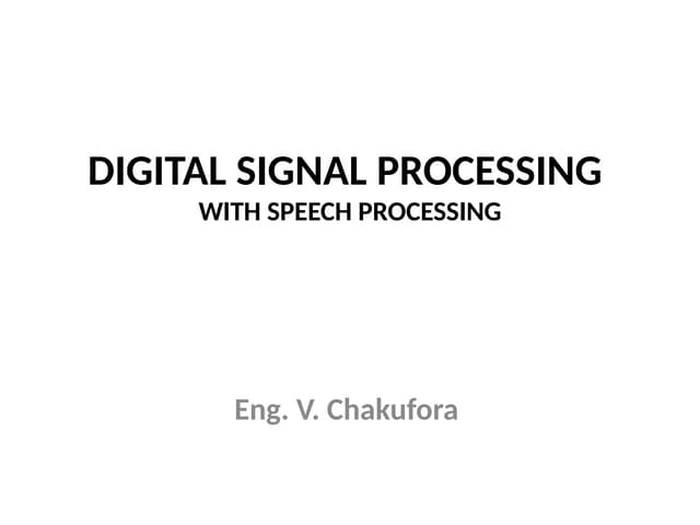 1. elementary signals | PPTX
