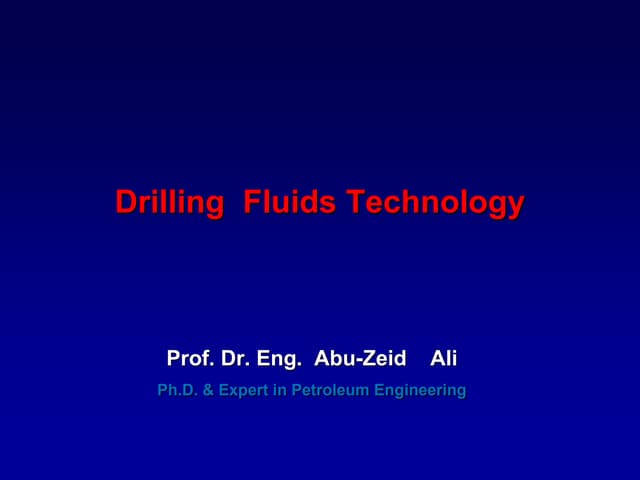 Presentation 5 drilling mud | PDF