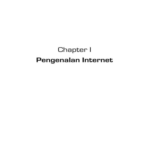 Chapter 1 Internet | PDF