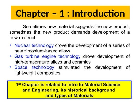 Classification of Engineering Materials, Engineering requirements of materials. | PPTX