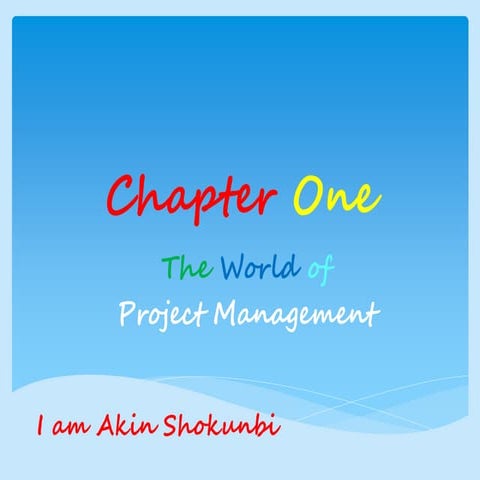 Introduction to Project Management | PDF | Business | Business and Finance