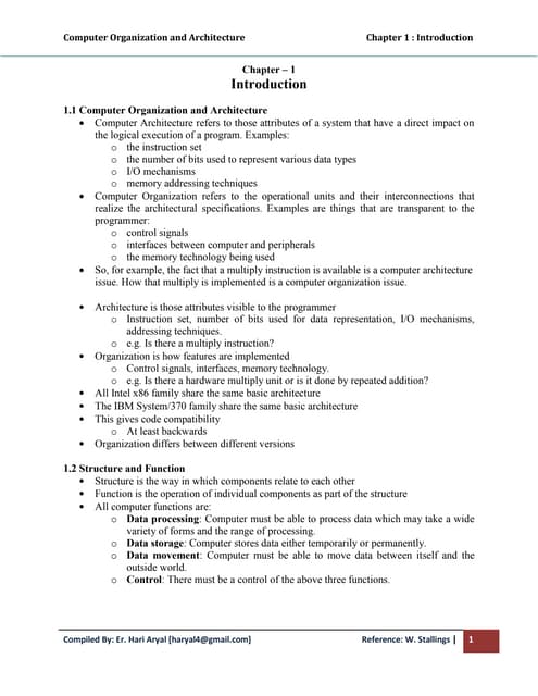 Computer organization and architectures chapter8 | PPT