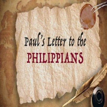 Philippians - chapter 1 | PPTX