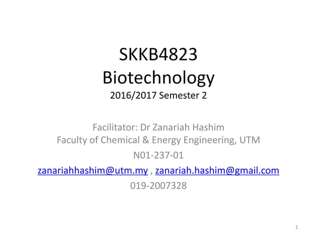 Biotechnology and its types | PPTX