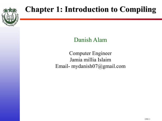 Chapter1 Introduction Of Compiler Ppt 0113
