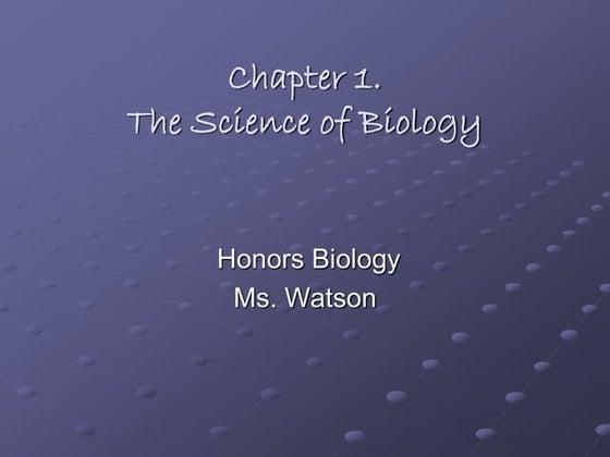 Chapter 1 Observation Skills | PPTX | Science