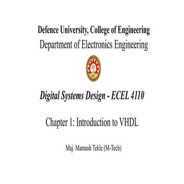 4Sem VTU-HDL Programming Notes-Unit1-Introduction | PDF