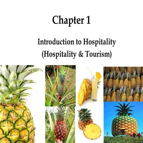 Chapter 1 intro to hospitality and tourism | PPT