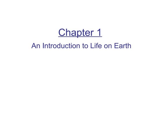 Bio 101 chapter 1- the scientific study of life part 1 narrated | PPTX ...