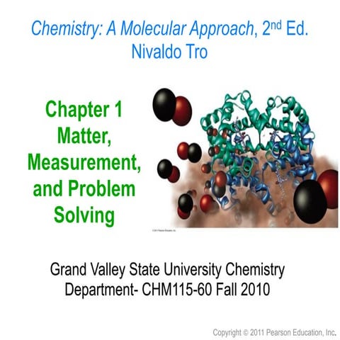 Chapter 1 lecture 1- chm115 | PPT