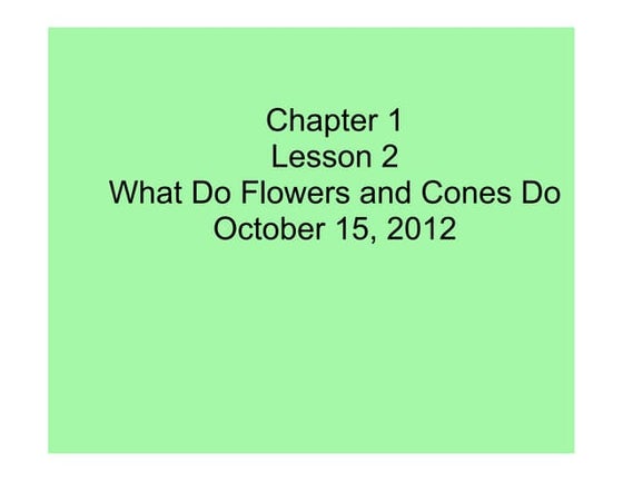 Chapter 1 lesson 2 | PDF | Gardening | Home & Garden