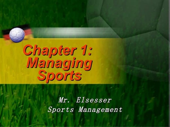 The Organizational Structures of the NFL and Its Relation to Classical ...