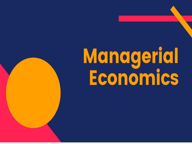 Managerial-Economics | PPT