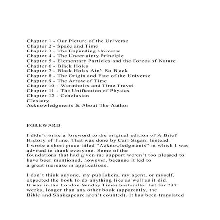Chapter 1 - Our Picture of the UniverseChapter 2 - Space and.docx