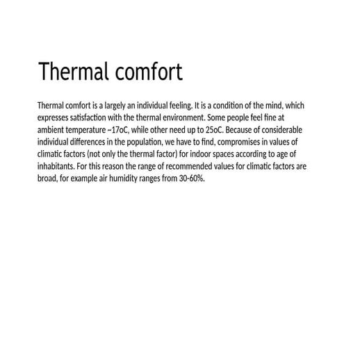 HUMAN COMFORT and comfort chart.pptx