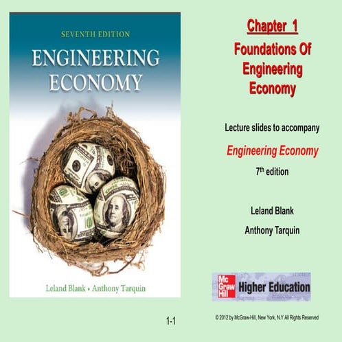 Module-4:Introduction to engineering economy,Interest and time value of ...