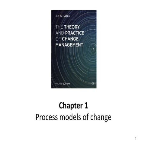 Chapter 1 - Process models of change part 1.pptx | Business | Business ...
