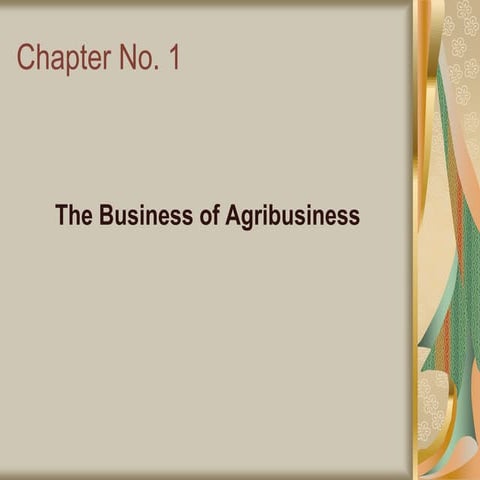 Introduction to Agribusiness Management | PPTX