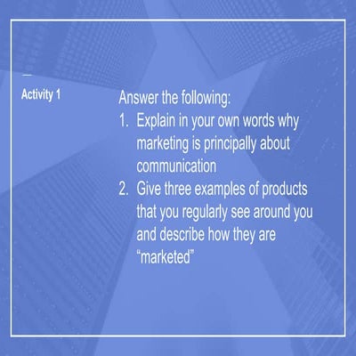 Chapter 1 The Principles of Marketing | PPTX