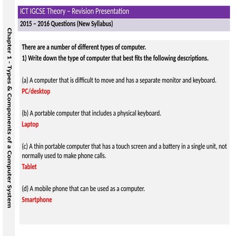 Chapter 1 - Types & Components of a Computer System.pptx