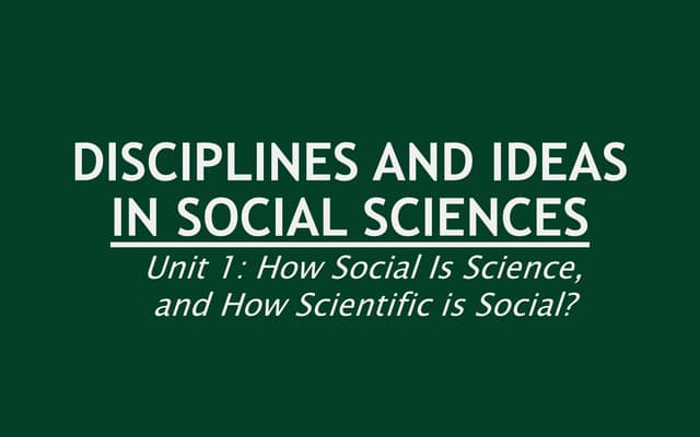 IMPORTANCE OF SOCIAL SCIENCE | PPTX