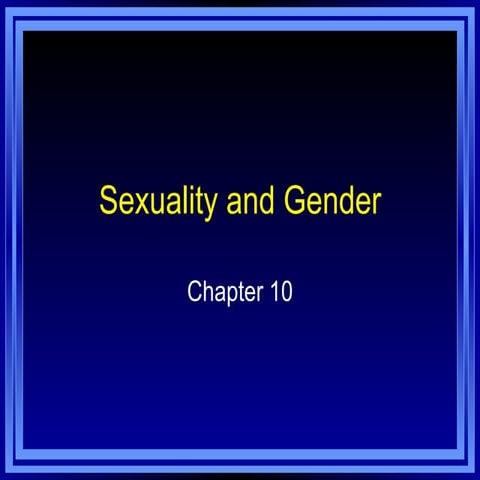 Sexuality & Gender | PPT