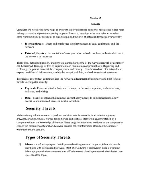 Computer Security Concepts 4206