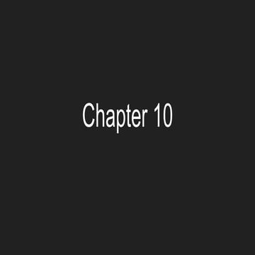 Chapter 10 | PPTX