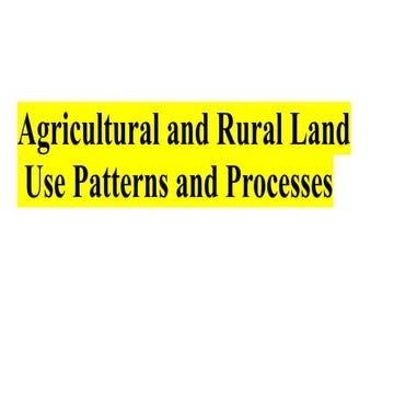 Rudimentary Tillage | PPTX