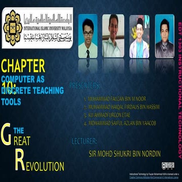 PRESENTATION OF INSTRUCTIONAL TECHNOLOGY | PPT