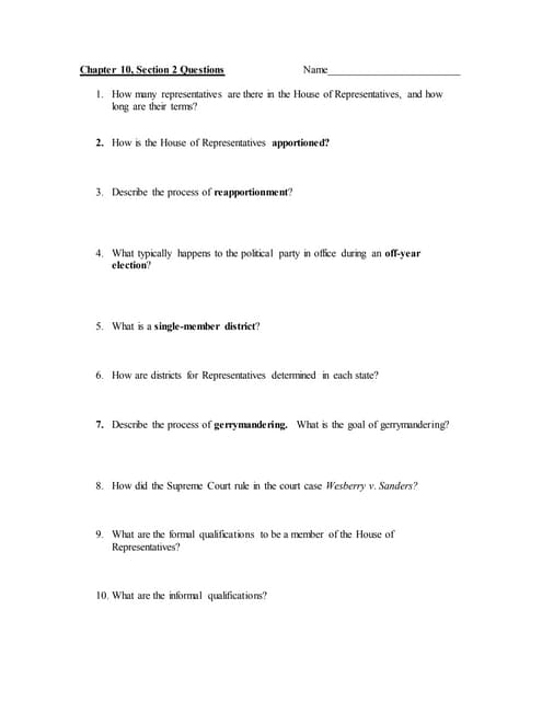 Electoral college quiz | PDF