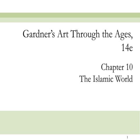 Chapter 10 - The Islamic World | PPT