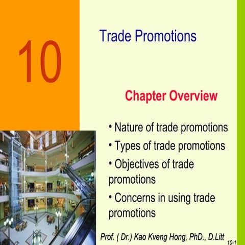 Chapter 10 trade-promotions | PPT