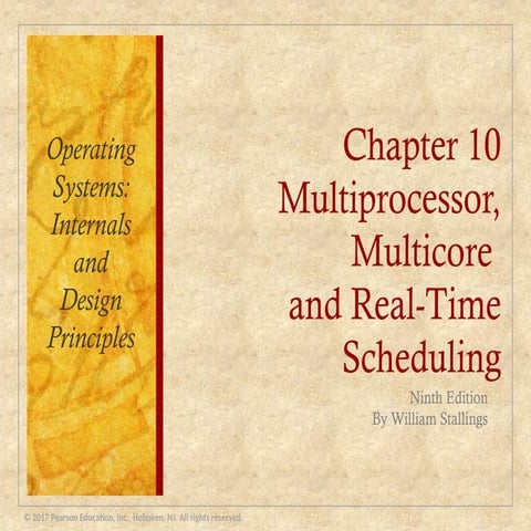 MULTIPROCESSOR AND REAL TIME SCHEDULING.ppt