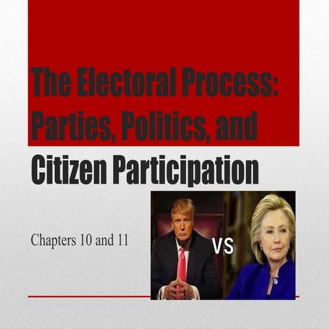 Chapter 10 and 11 electoral process | PPTX