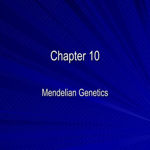 Chapter 10 bio 1 | PPT