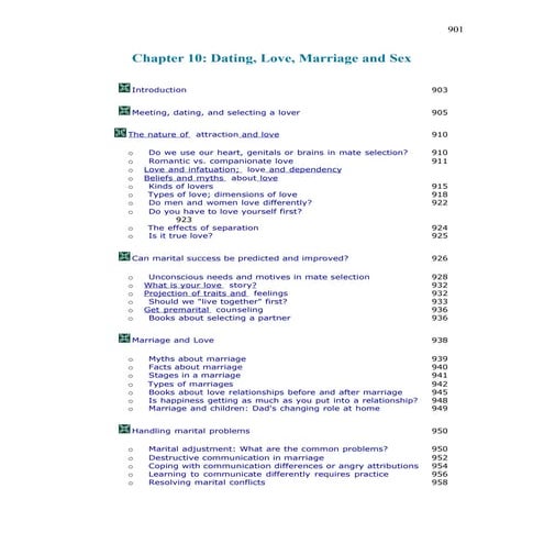 Chapter 10 Dating Love Marriage And Sex