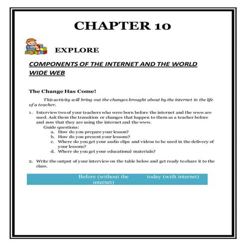 Arnold Serrano (Chapter 10) | DOCX | Internet for Beginners | Internet