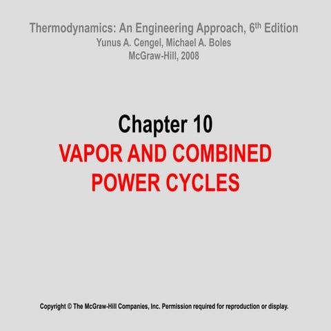 Vapour power cycles | PPTX